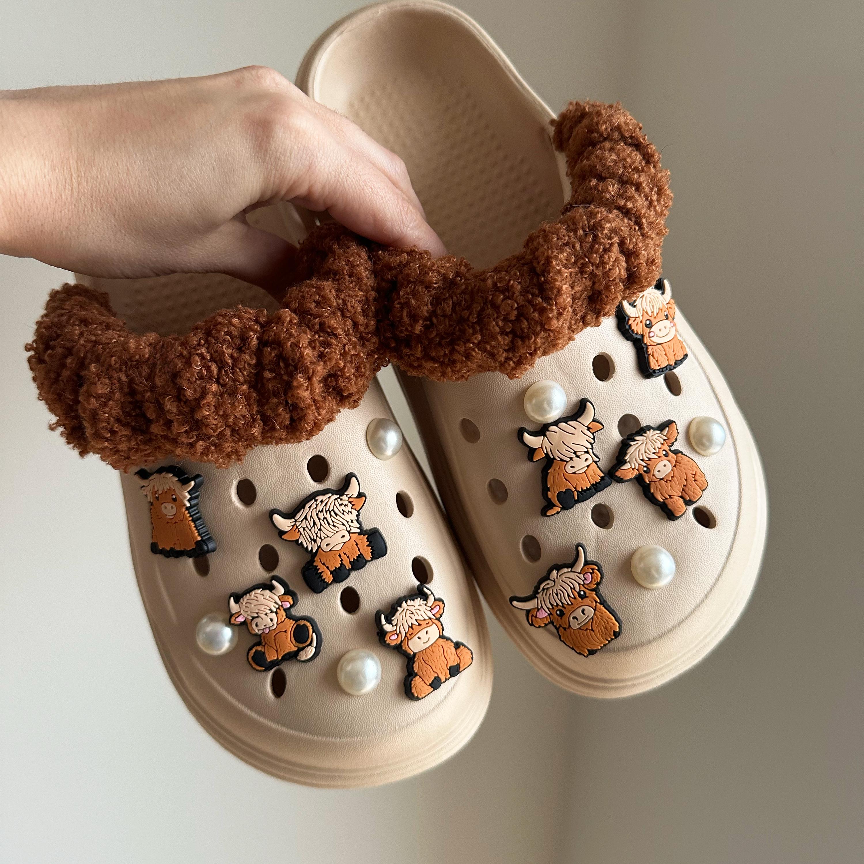 Highland Cow Shoe Charms | Scottish Cows Shoe Charm Set - Etsy