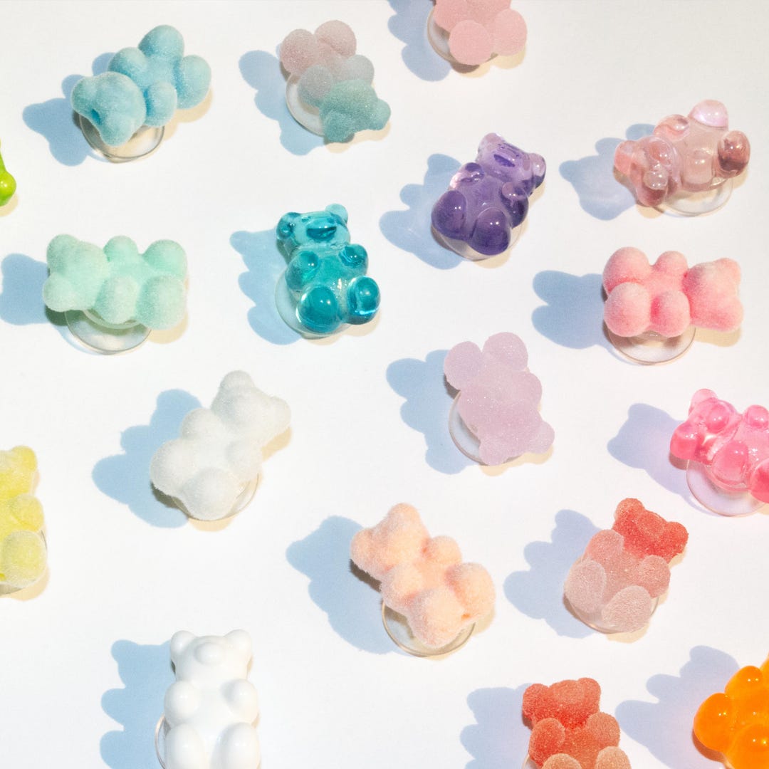 Gummy Bear Shoe Charms Sugary Sweets Furry - Etsy