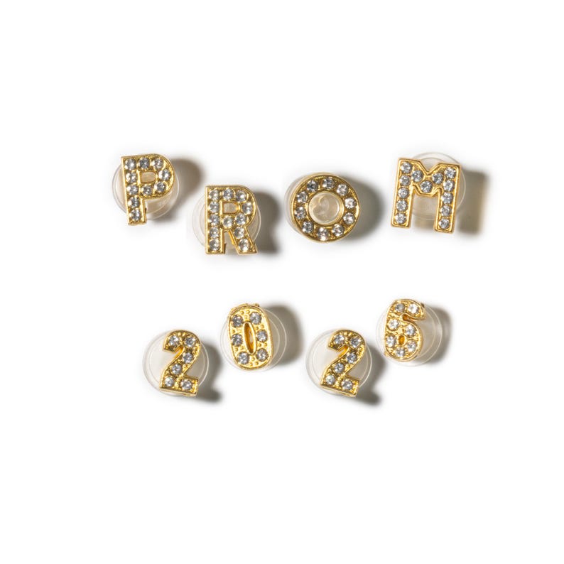 Prom 2026 Letters Shoe Charms in Silver - Etsy