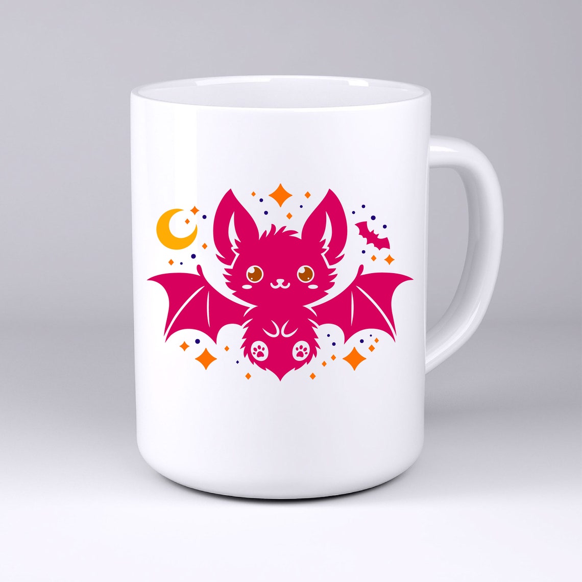 Cute Bat SVG Digital Download, Silhouette, - Etsy