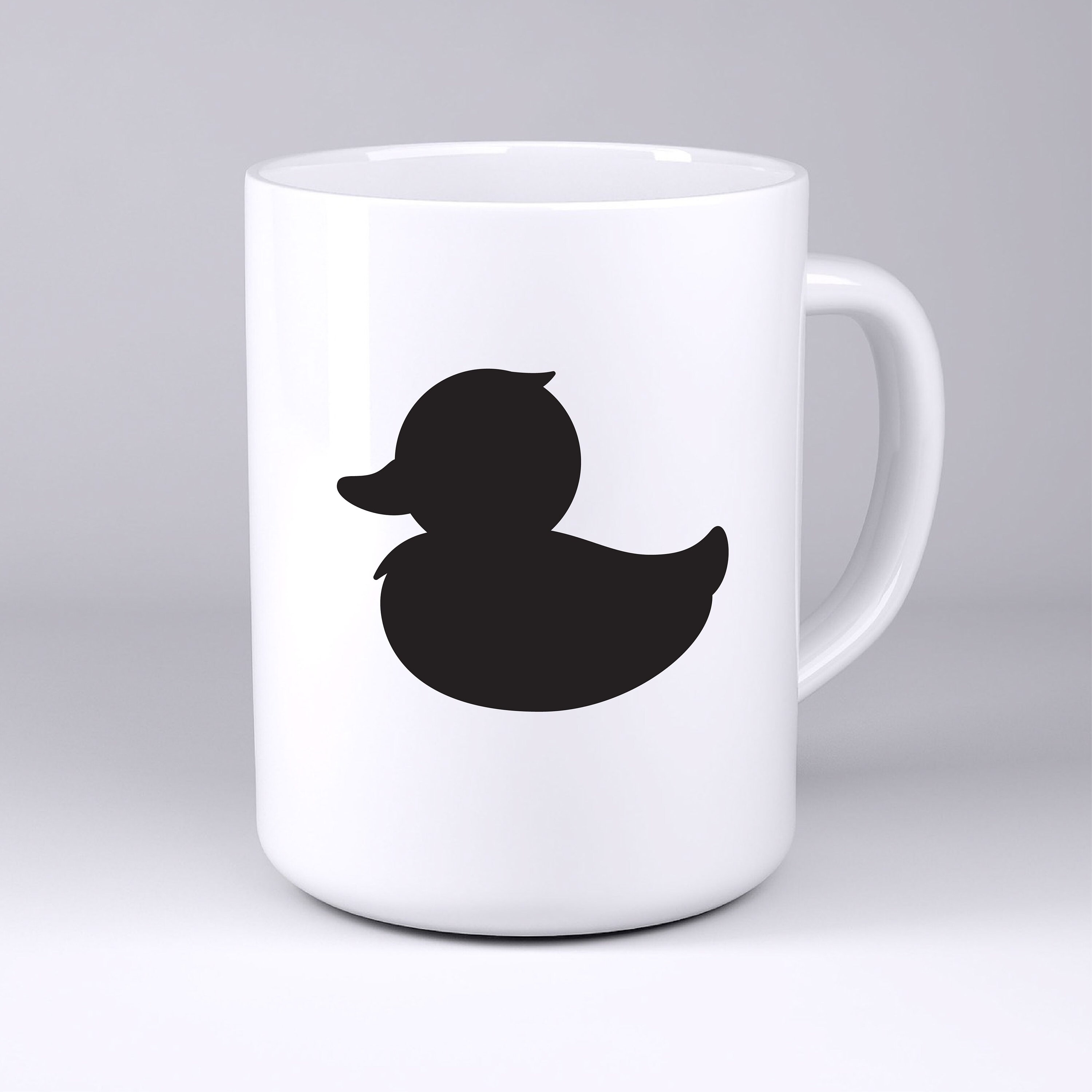 Cute Duck, SVG Digital Download, Outlined Duck, Silhouette Duck, Gift ...