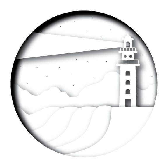 Lighthouse Shadow Box , 3D Layered Lighthouse at Night SVG , Cricut Svg ...