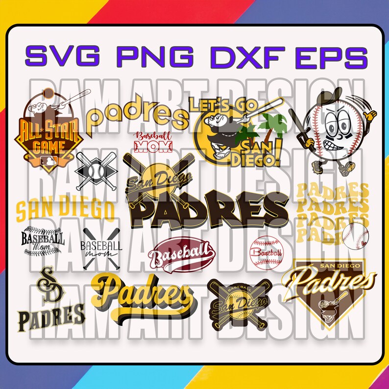 San Diego Padress SVG PNG, Svg Sports Files, Svg for Cricut, Clipart ...