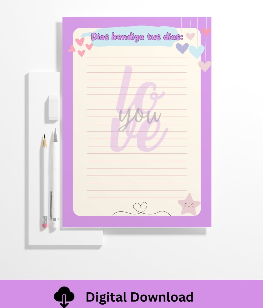 Love Letter/happy Valentines Day/ Valentines Day/ Love Letter Template ...