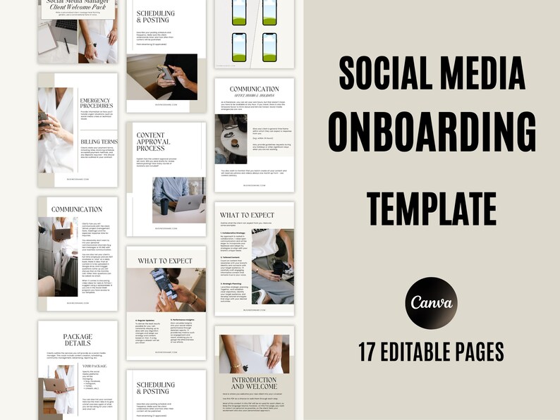 Client Onboarding Template | Welcome Pack | Canva Editable Business ...