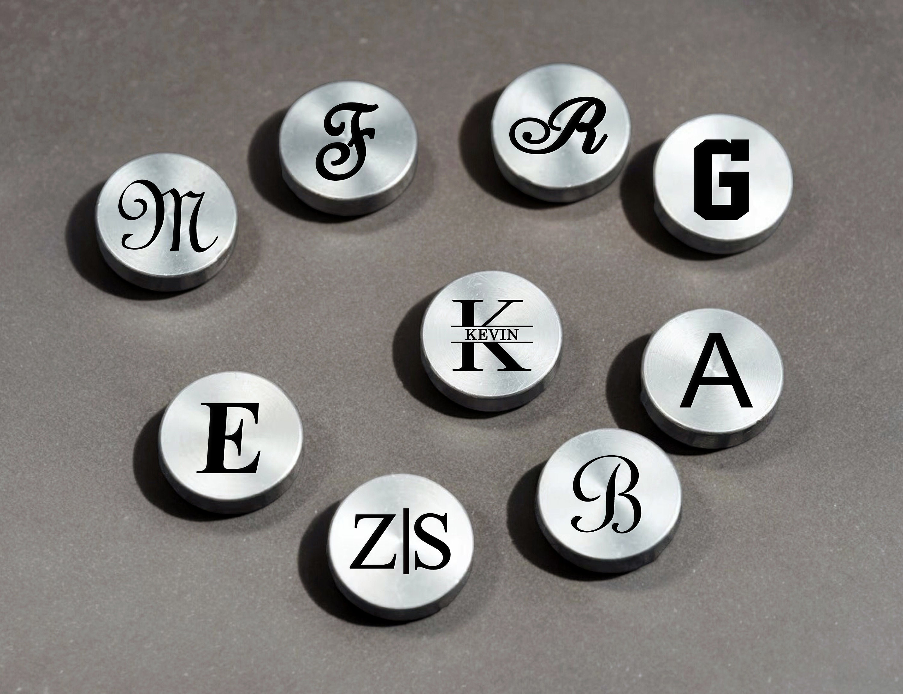 Name Initial Sticky-backed Shutter Release Button, Camera Threaded ...