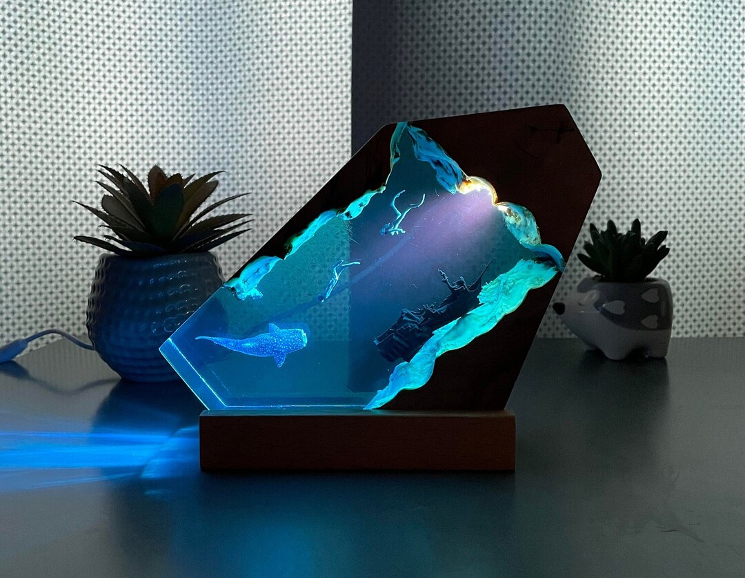 Unique Diver Table Light Ocean Table Lamp Ornament Ocean Ornament for ...