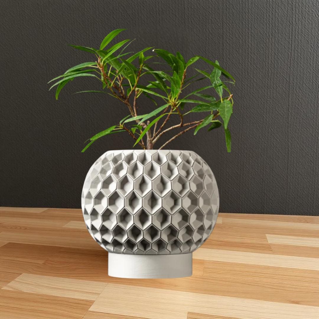 Hexa Planter Pot With Drainage Tray - Etsy