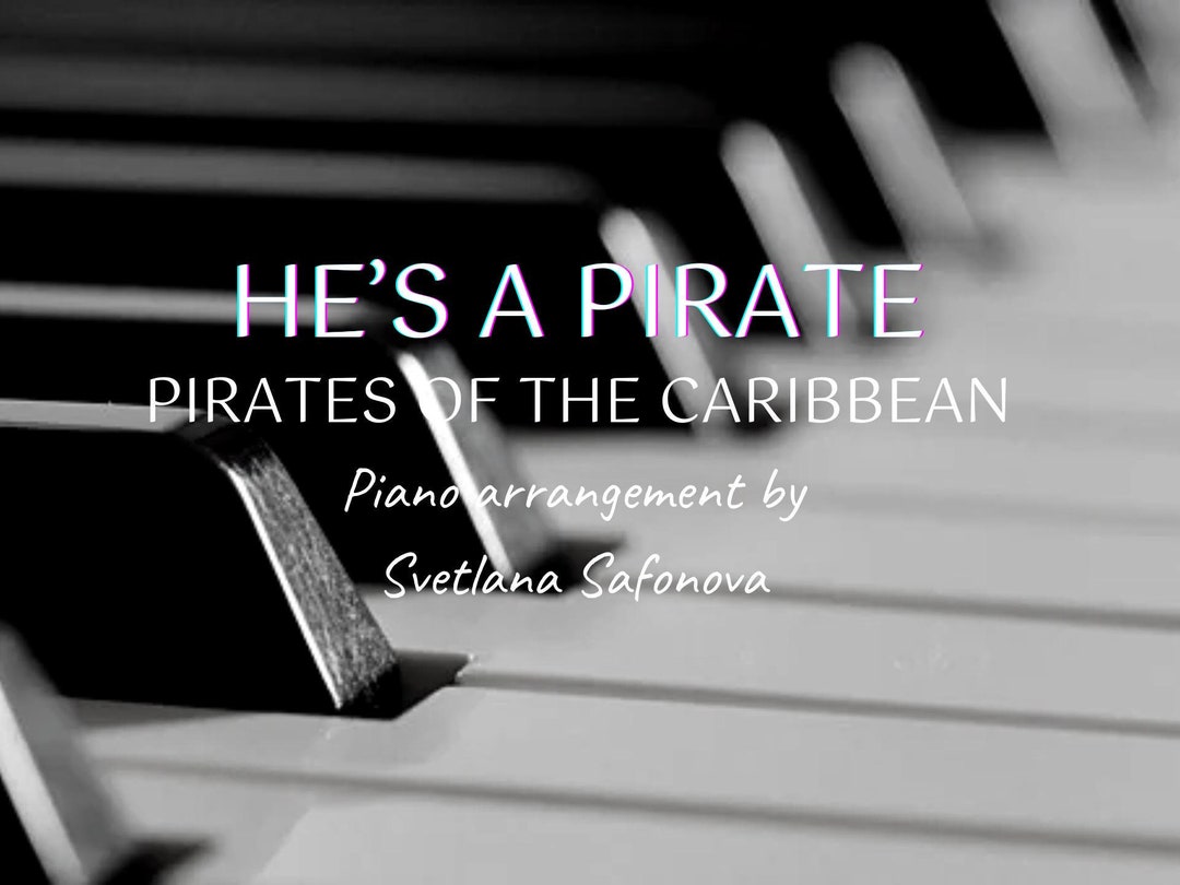 He's a Pirate Pirates of the Caribbean Easy Intermediate Piano Sheet ...
