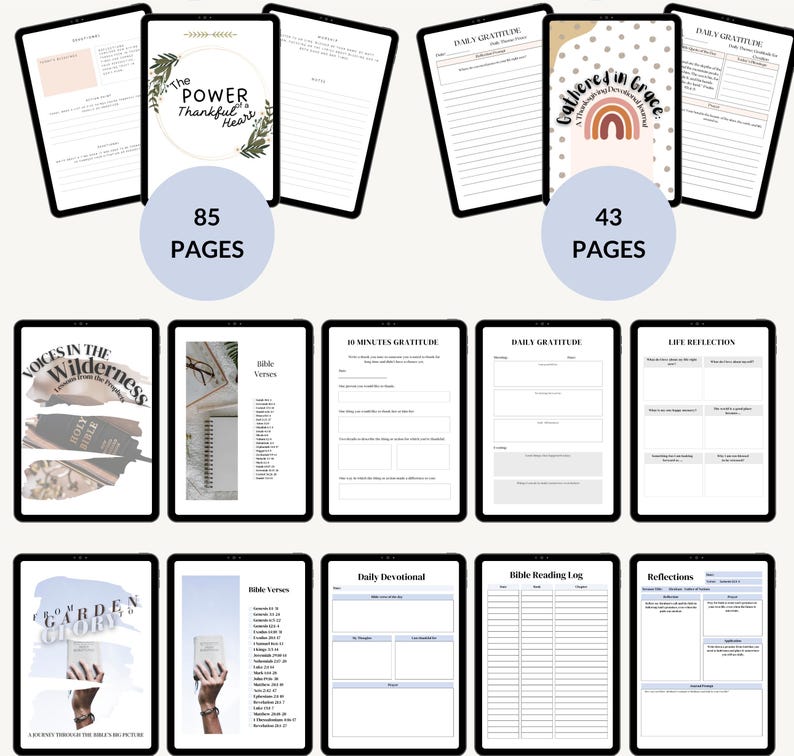 800+ Pages / 10 PLR Bible Studies, Devotional, Planner, 2025, Calendars ...
