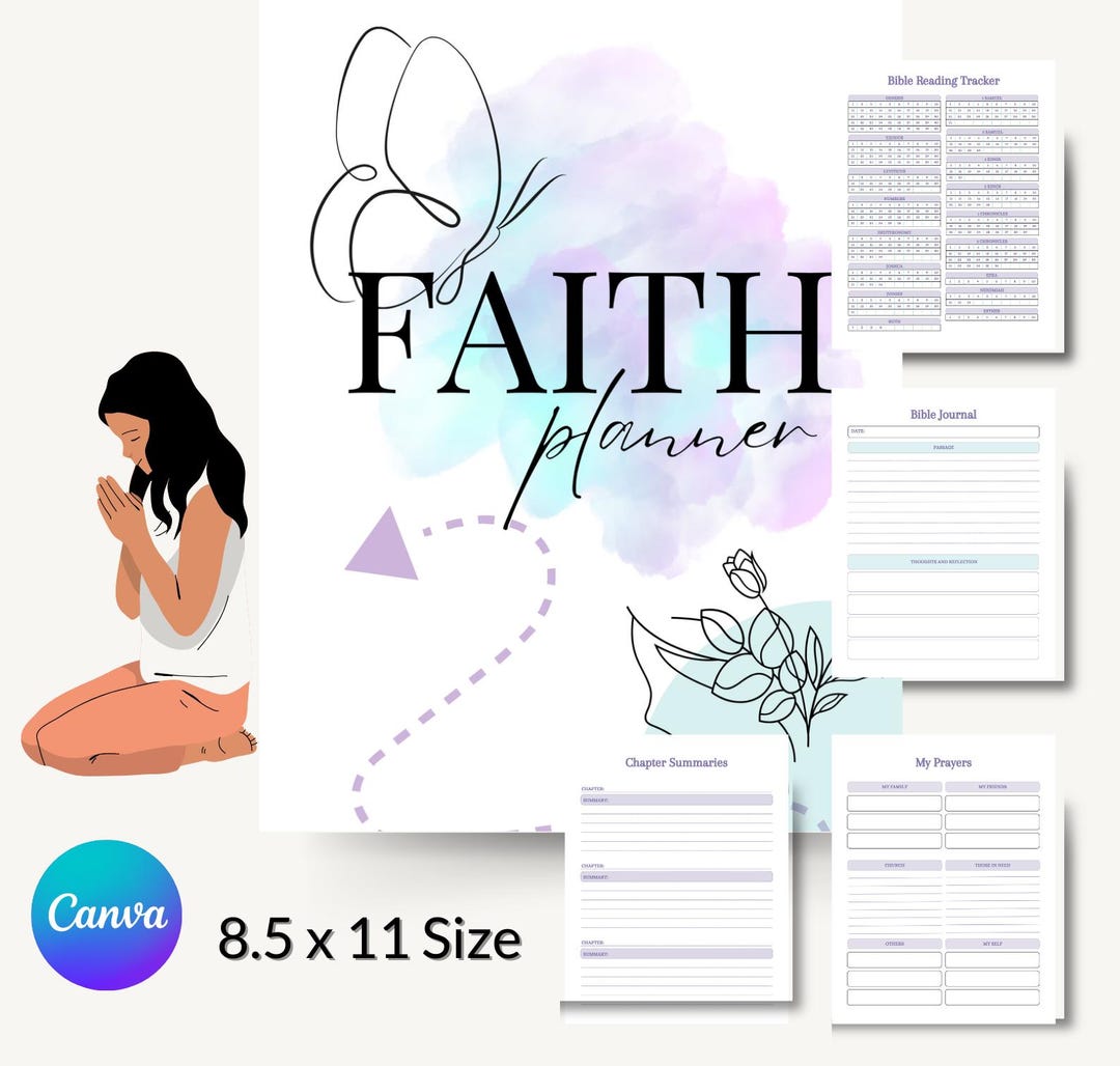 FAITH Journal, Digital Planner / Devotional Journal / Printable ...