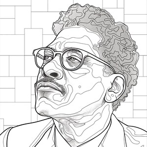 Inspirational Civil Rights Coloring Book Honoring Leaders Like MLK ...