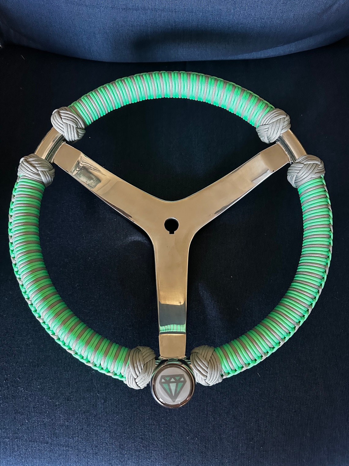 Gemlux BOAT Steering Wheel With CUSTOM PARACORD Wrap, Boating Gifts ...