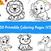 50printable Coloring Pages V2 for Kids, Toddlers ,preschoolers ...