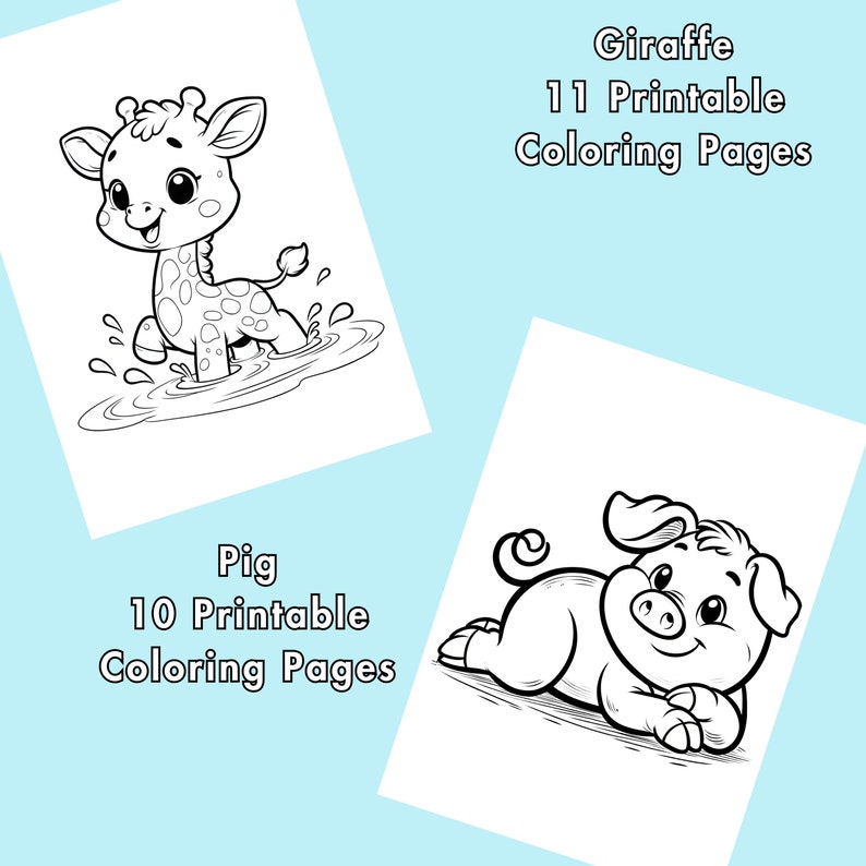50printable Coloring Pages V2 for Kids, Toddlers ,preschoolers ...