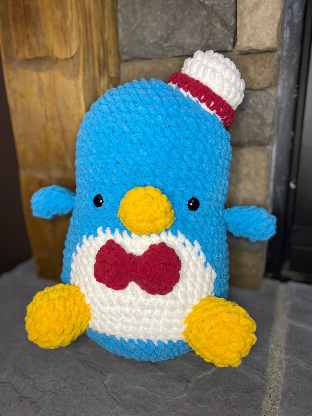 Large Tuxedo Sam, Crochet, Sanrio, Plush 18 Tall - Etsy