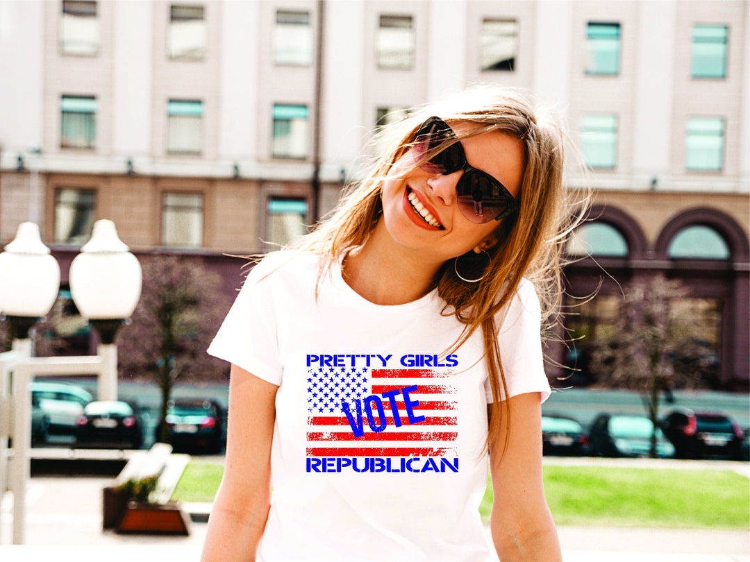 PRETTY Girls Vote Republican Comfort Color Tee XS-XXL - Etsy