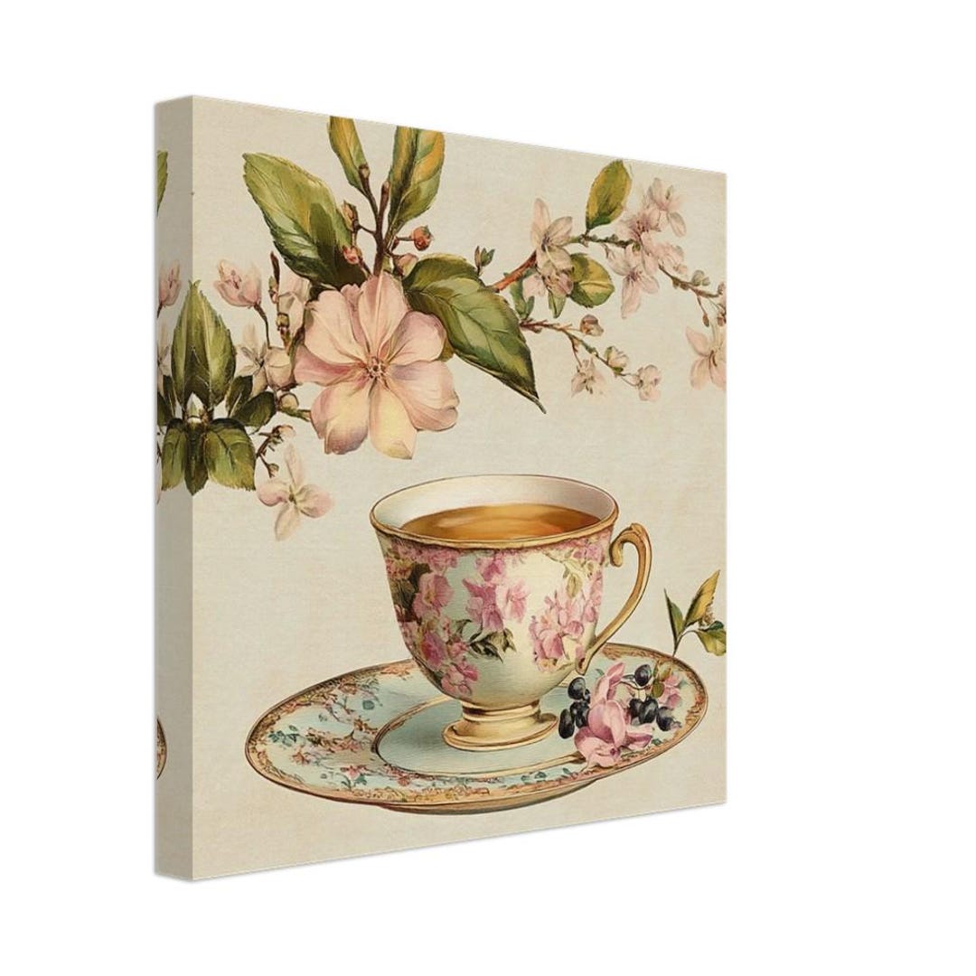 Vintage Tea Decor, Tea Party, Tea Poster, Teacup, Tea Decor, Gift for ...