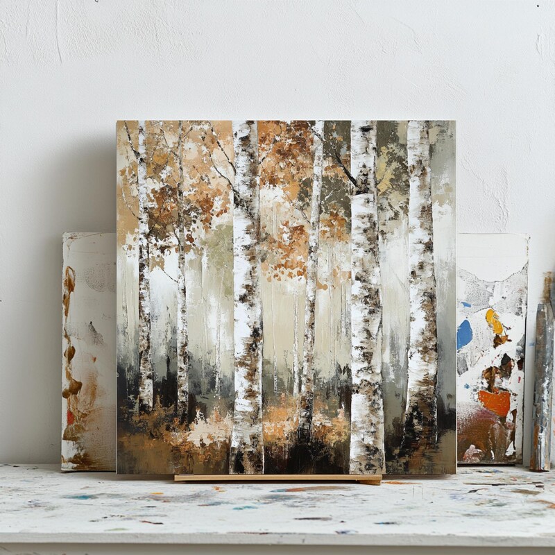Birch Tree Wall Art - Etsy