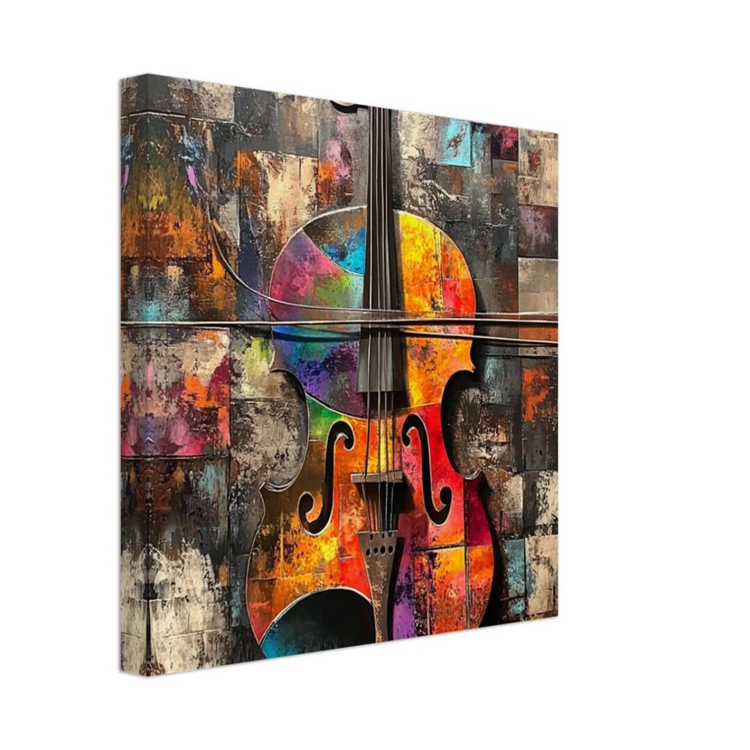 Violin Wall Decor, Artistic Violin Print, Elegant Violin Art, Violin ...