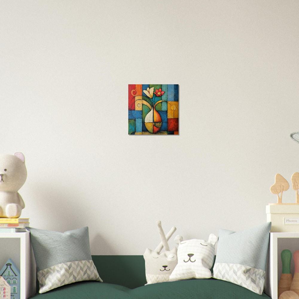Vase Art Decor, Modern Vase Decor, Vase Illustration, Vase-themed Decor ...