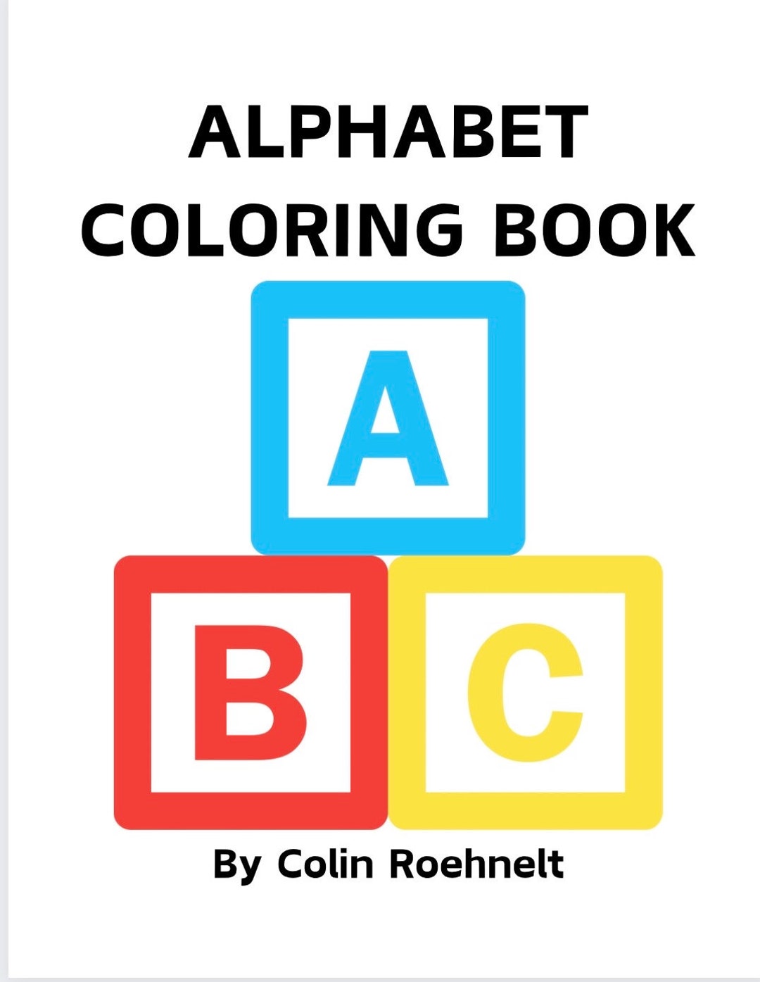 Alphabet Coloring Book - Etsy