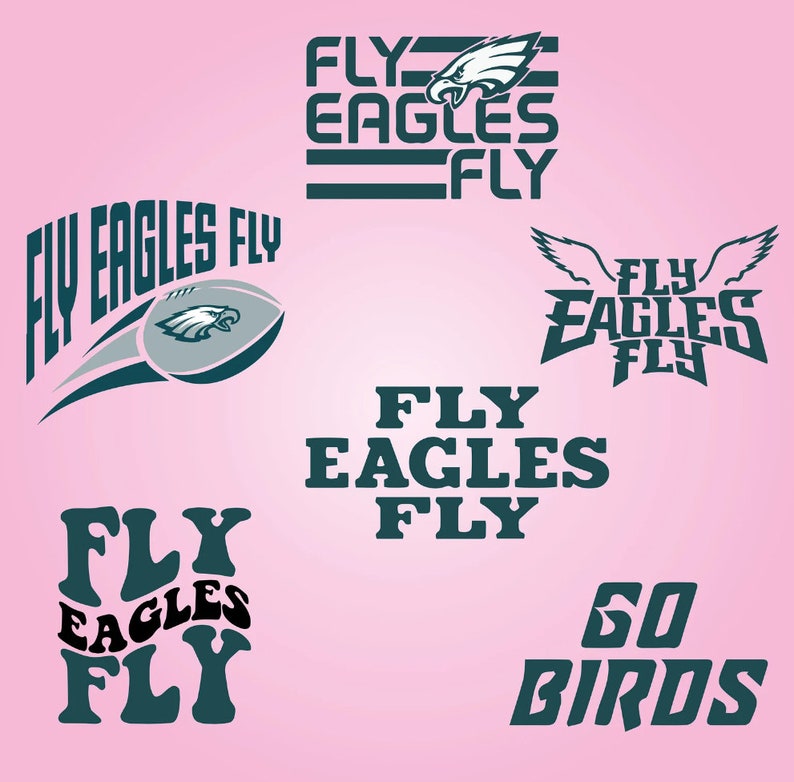 Fly Eagles Fly Svg Png, Eagles Png, Go Birds SVG, Eagle Svg, Digital ...