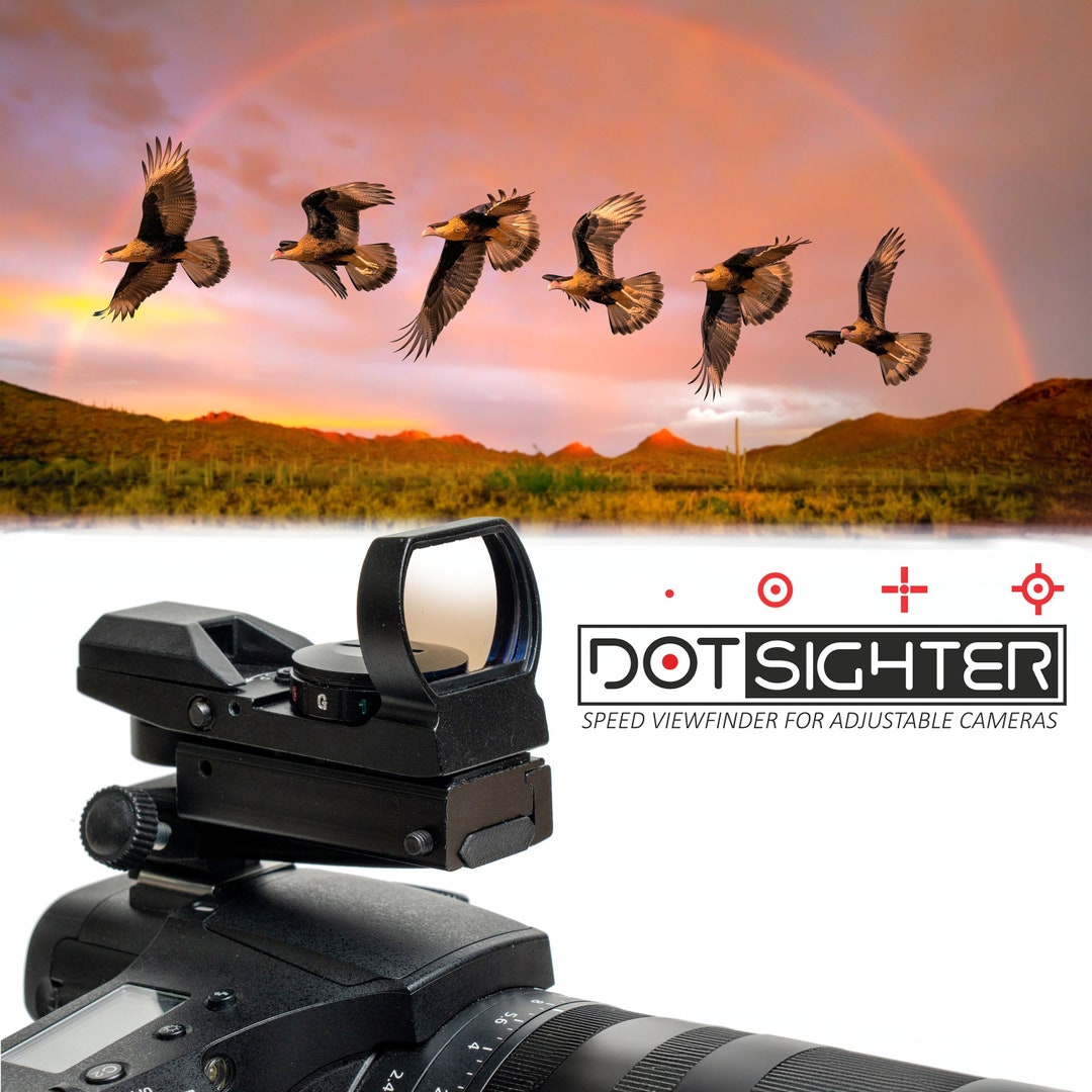 Dot Sight With Connector for Camera, Red/green With 5 Brightness Levels ...