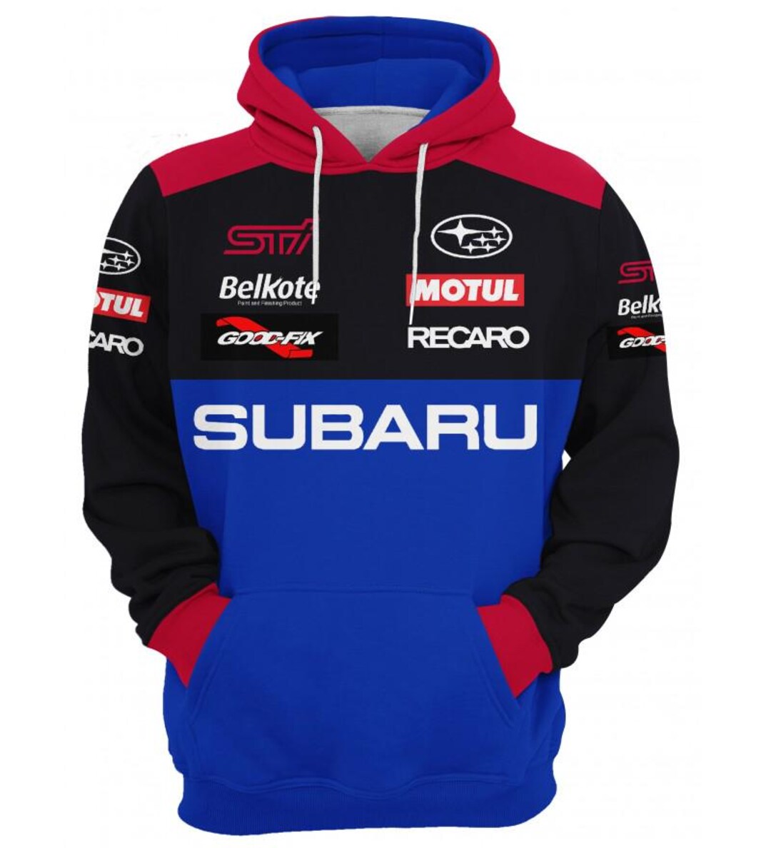Subaru WRC Sweatshirt | 3D Printed Hoodie | Stylish Apparel | Unisex ...