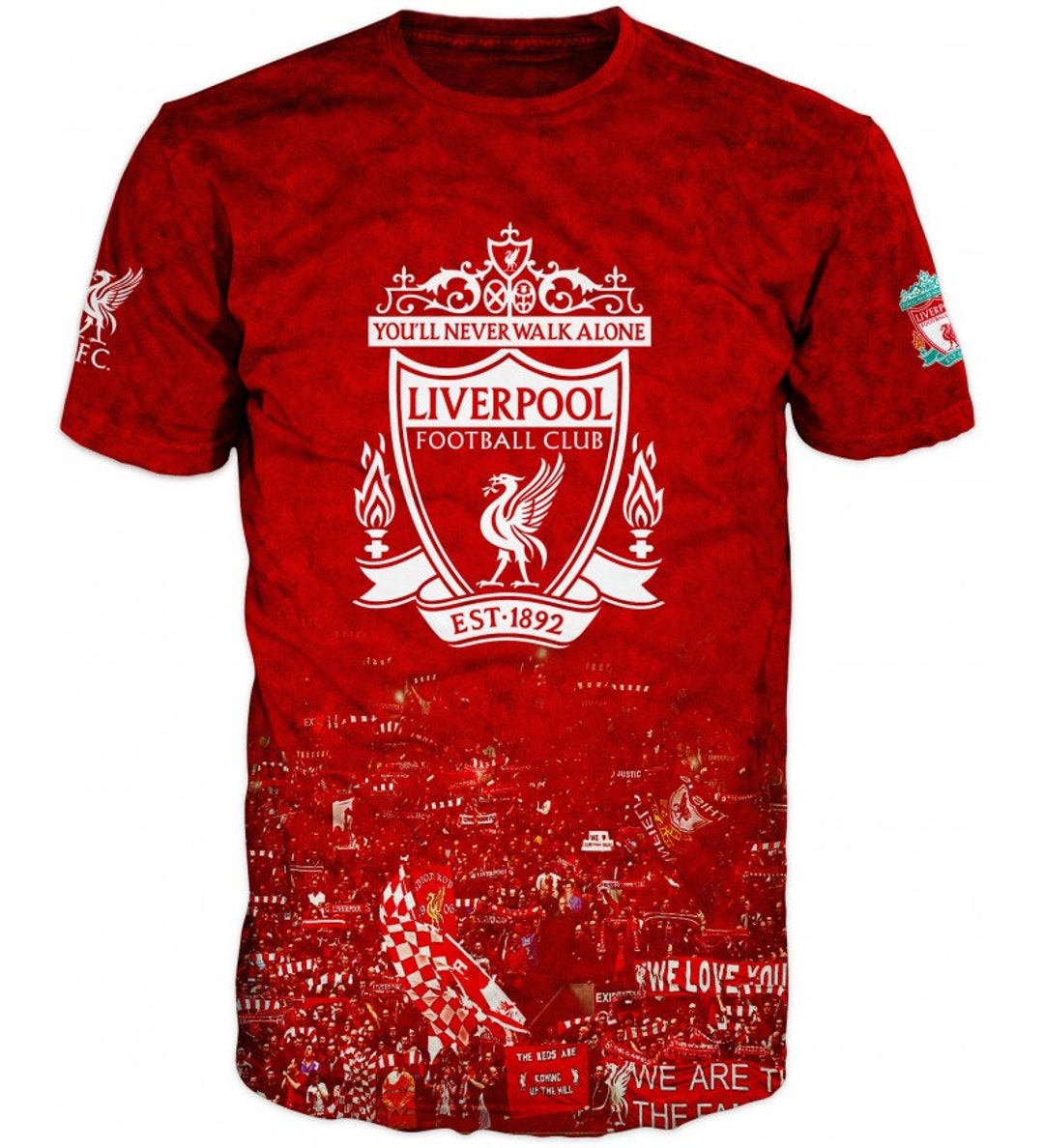 Men's Liverpool FC Design T-shirt All Sizes Available - Etsy