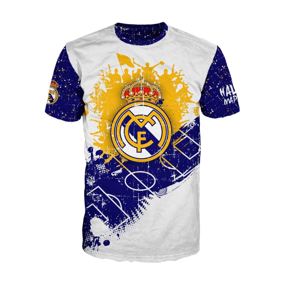 Men's Real Madrid T-shirt - Etsy