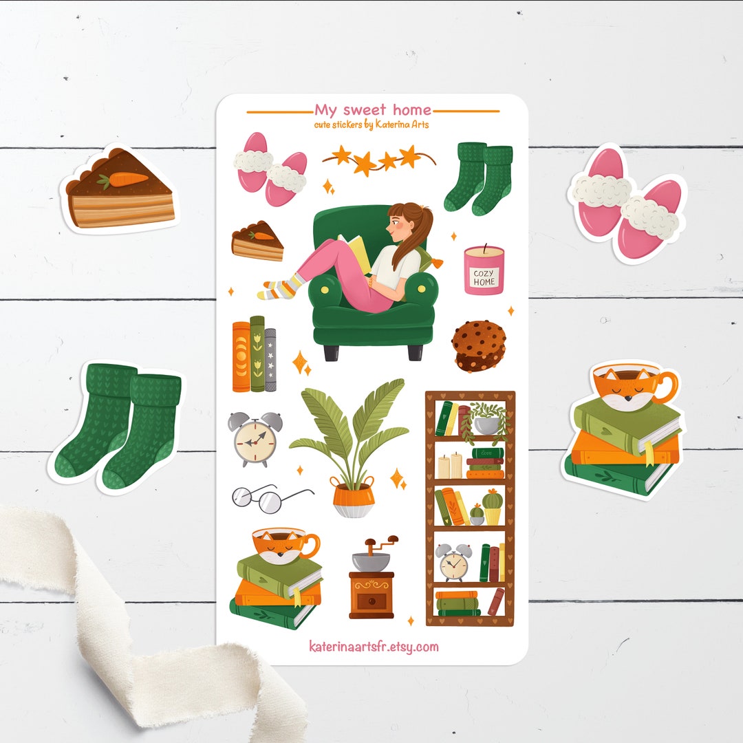 Sweet Home Sticker Sheet,bujo Sticker,planner Sticker,sticker Lover ...
