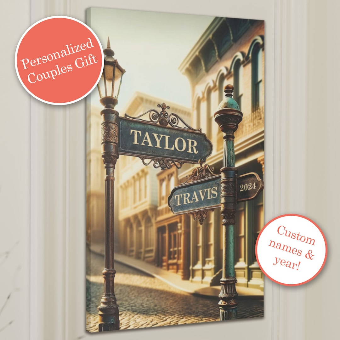 Personalized Name Vintage Street Sign, DIGITAL DOWNLOAD, Custom Name ...
