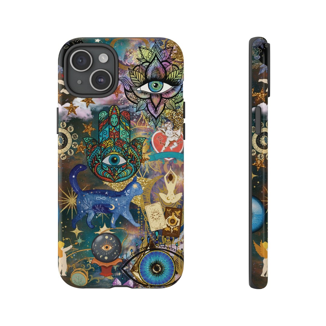Celestial Collage Phone Case. Hand of Fatima. Unique Phone Case.iphone ...