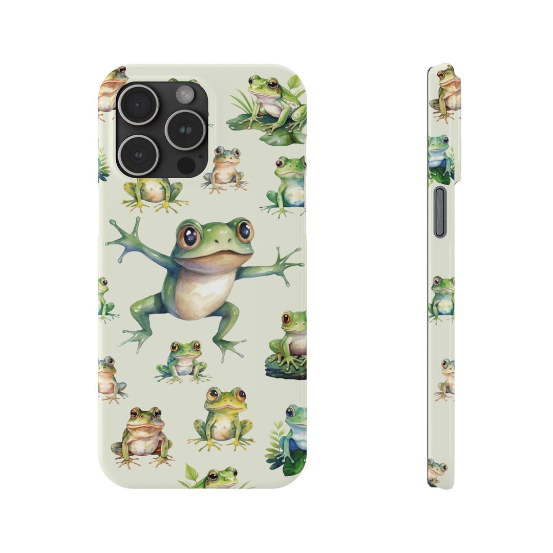 Cute Frogs Collage Phone Case - Etsy
