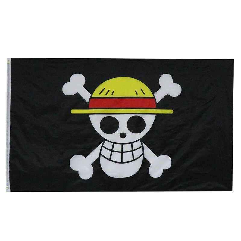Pirate Flag With Straw Hat - Etsy UK