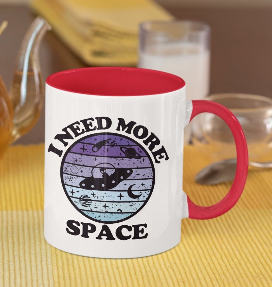 Upgrade Your Morning Routine With Our Cosmic-themed Mug Featuring an ...