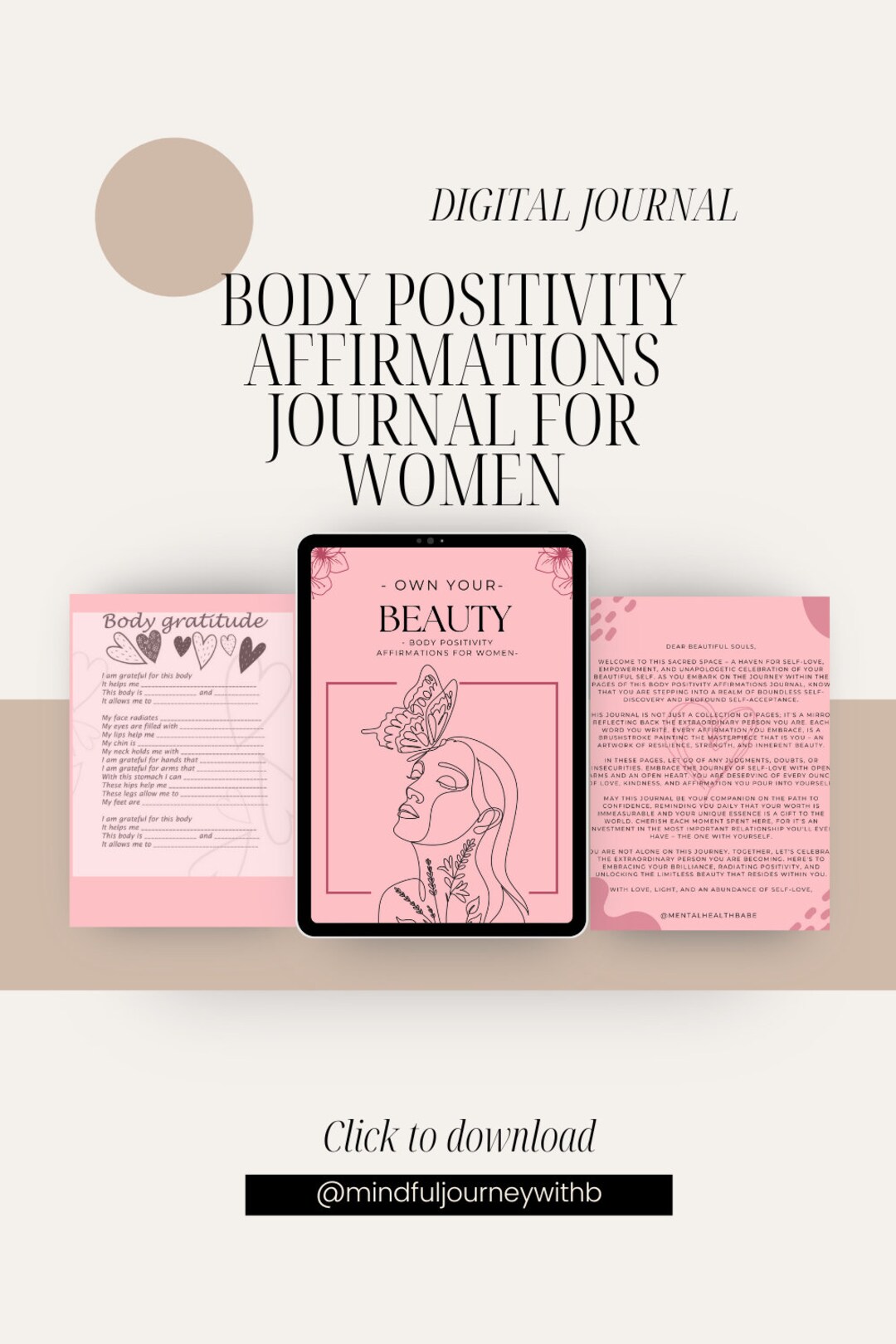Own Your Beauty: Body Positivity Book for Women - Etsy