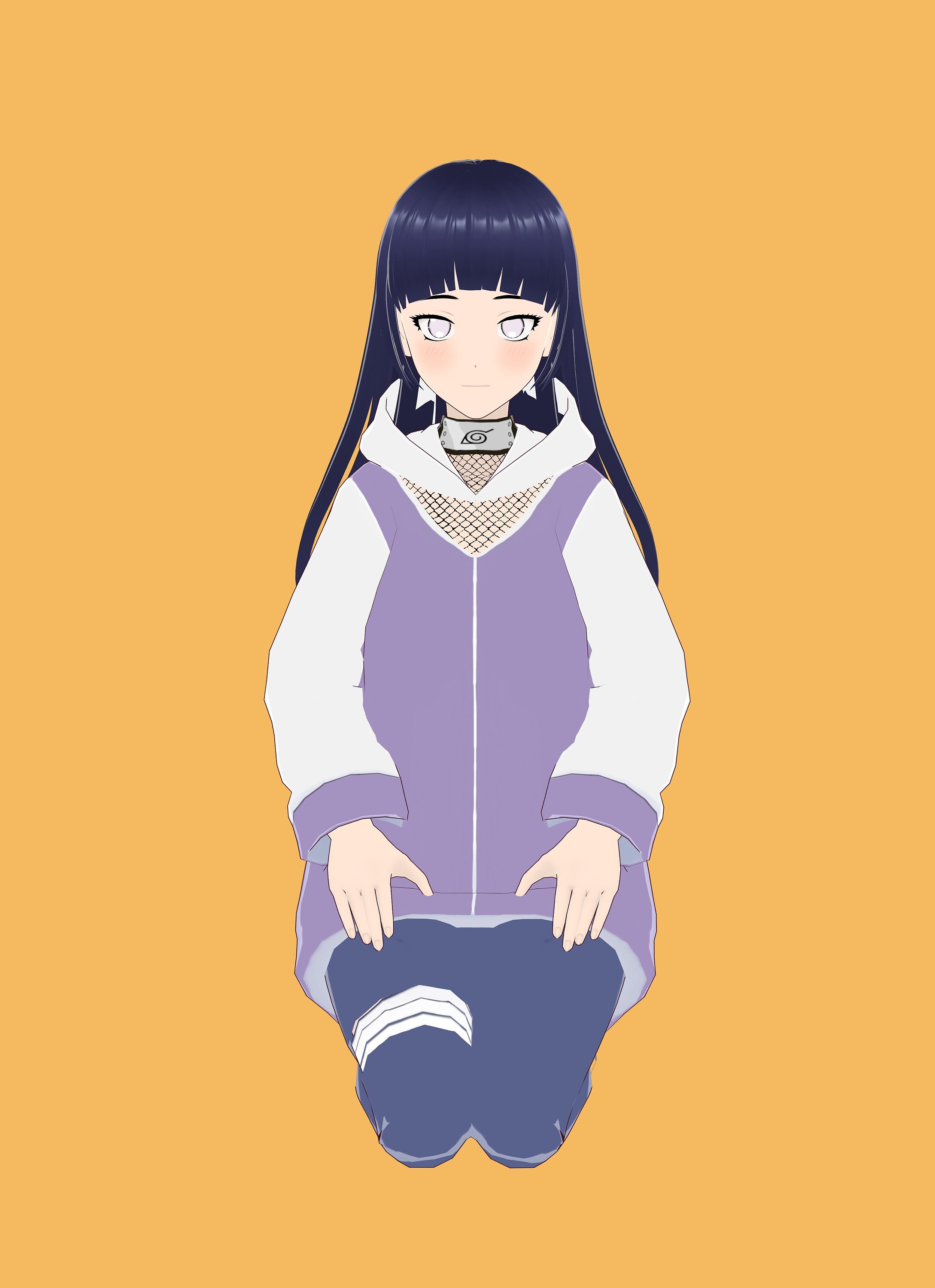 Vroid Hinata Hyuga Naruto - Etsy