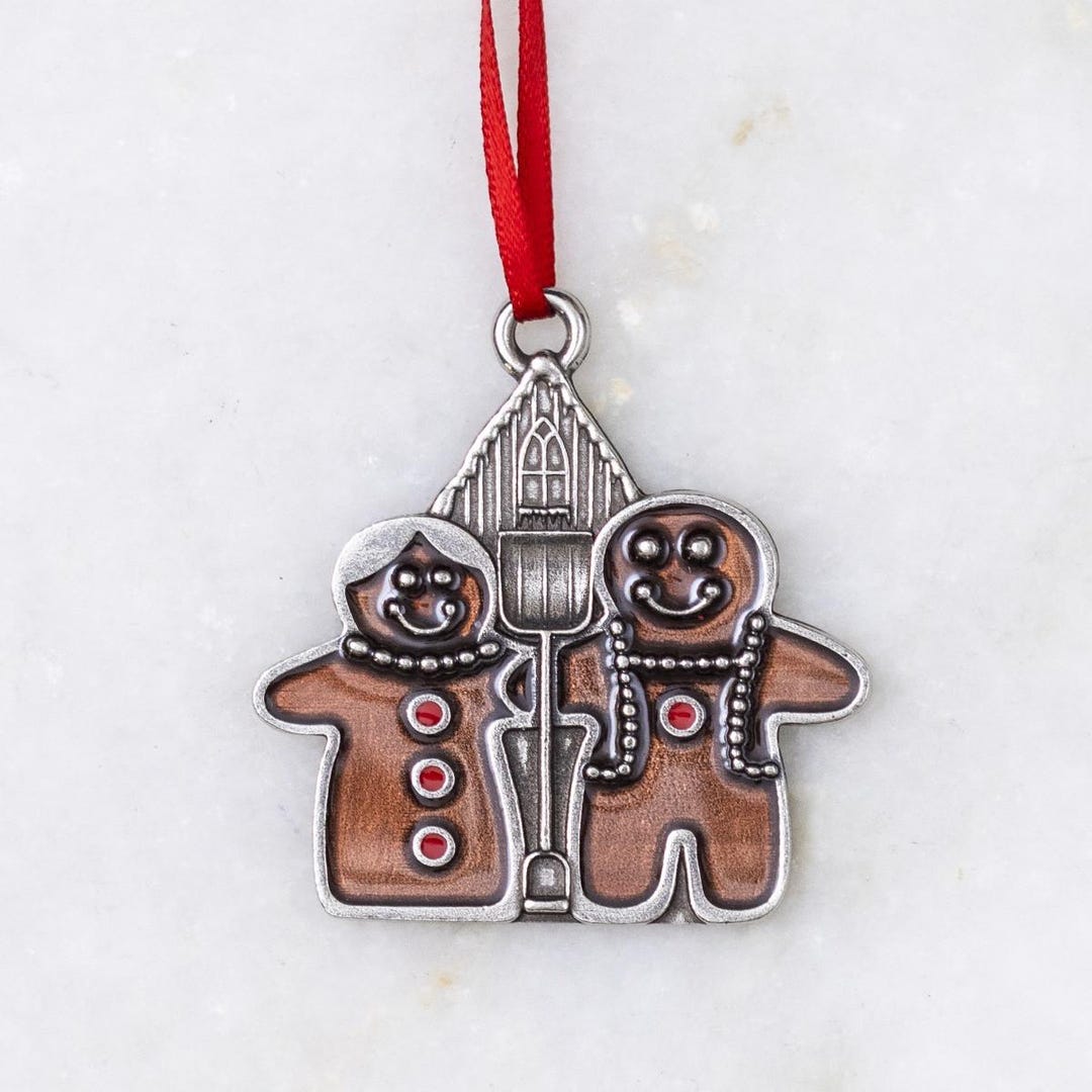 Gingerbread Gothic | American Gothic Satire Christmas Ornament - Etsy