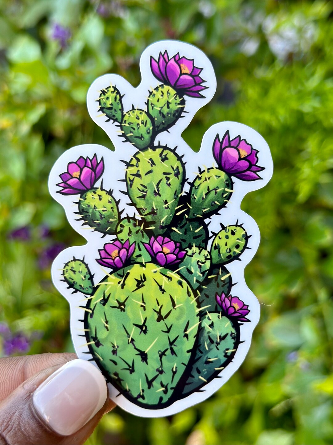 Fun Cactus Sticker, Cute Sticker, Cactus Sticker, Desert Sticker ...