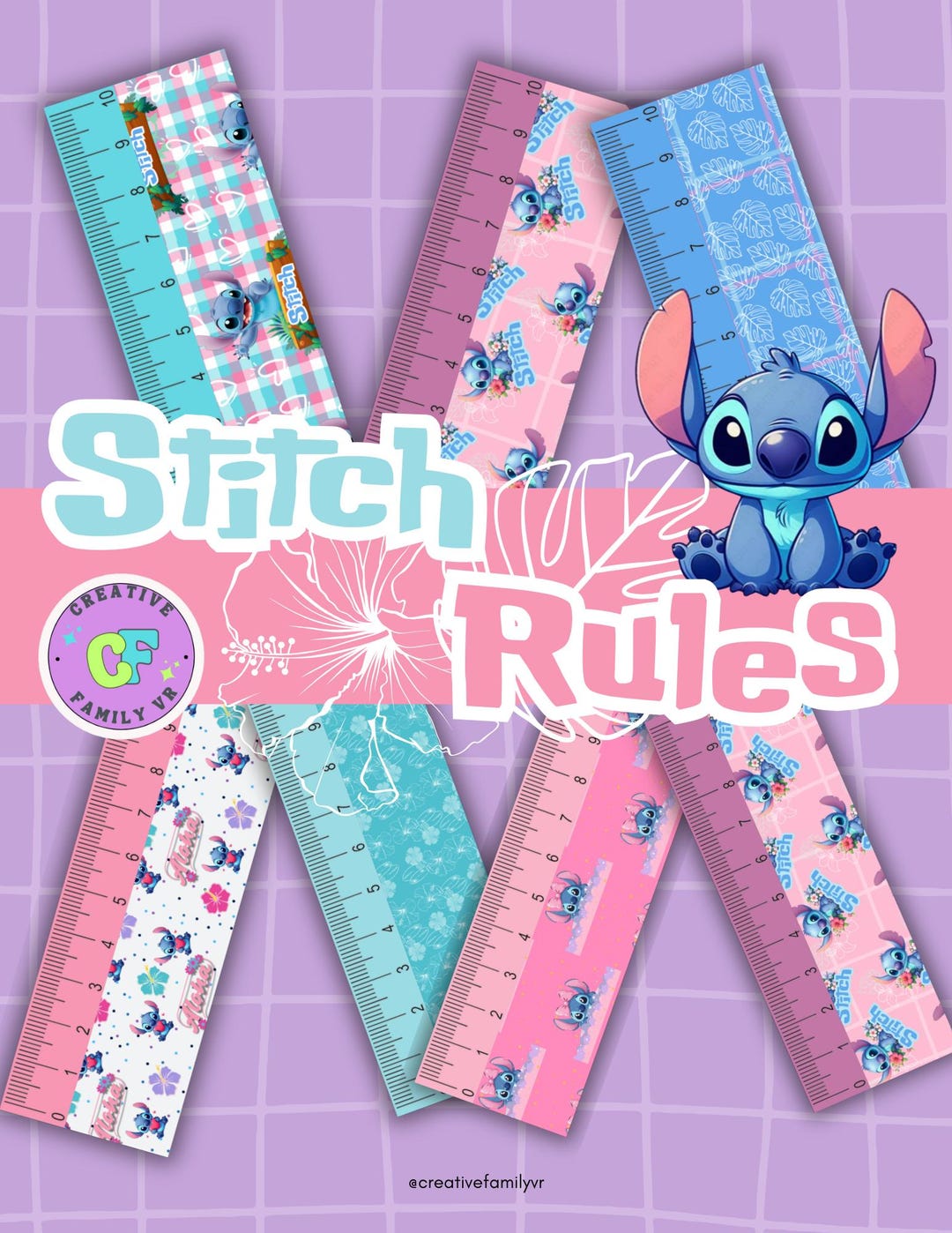 Stitch Rules, Reglas De Stitch - Etsy