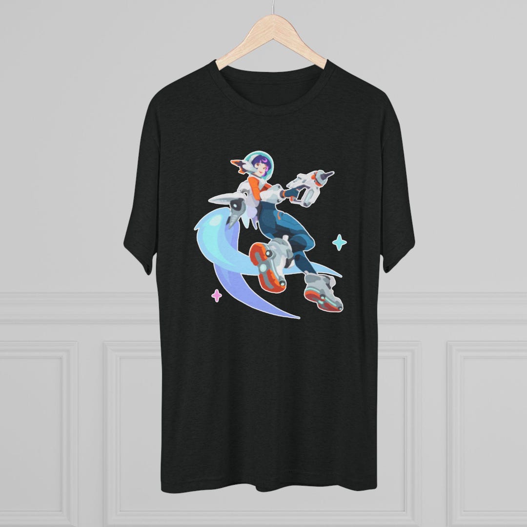 Overwatch Juno Star Glider Spray Graphic Tee, Unisex T-shirt for Gamers ...