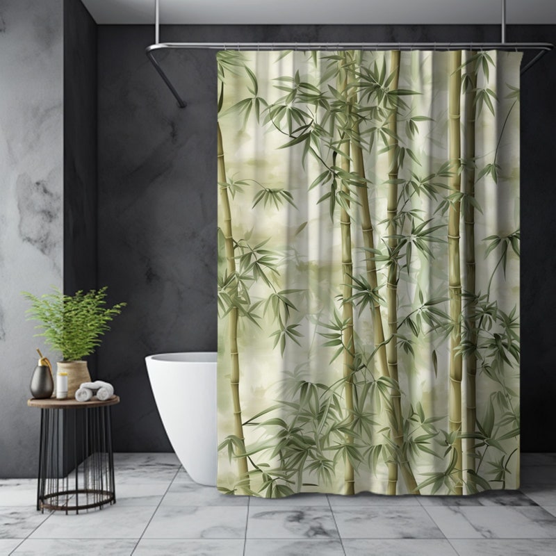 Bamboo Curtain - Etsy
