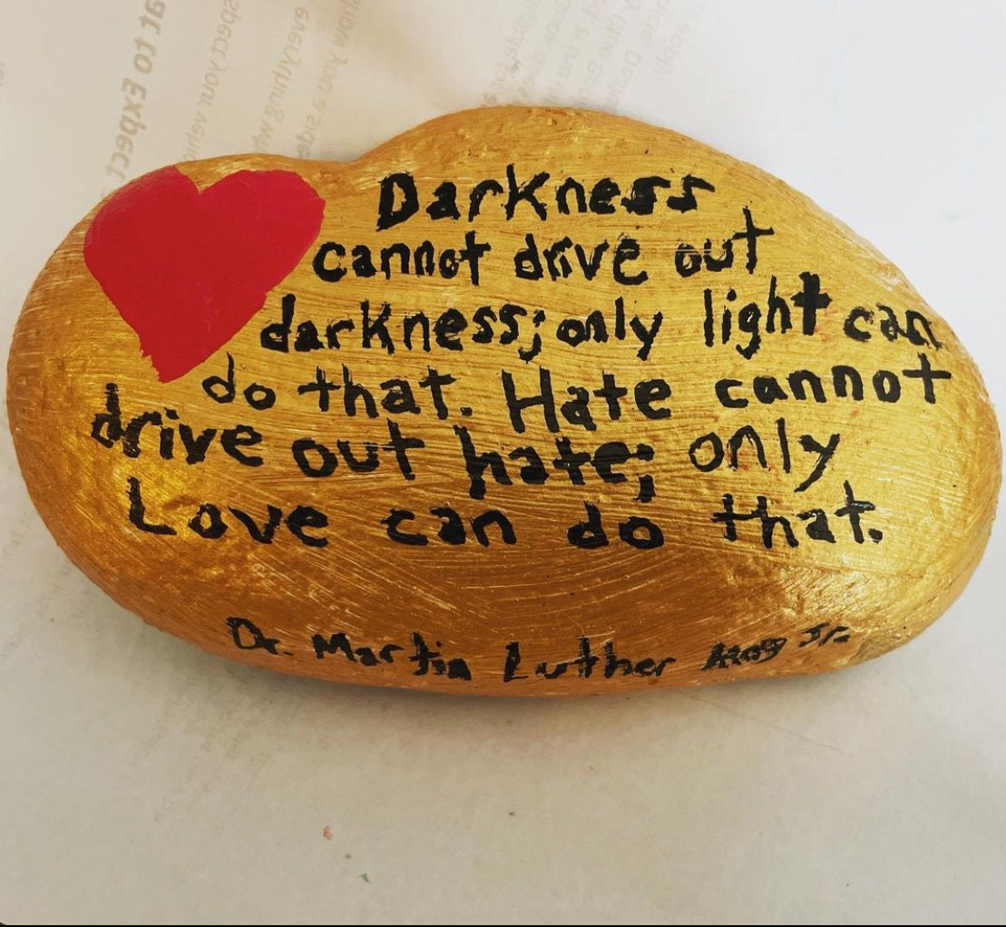 Kindness Rocks Encouraging Painted Inspirational Positive Rocks ...