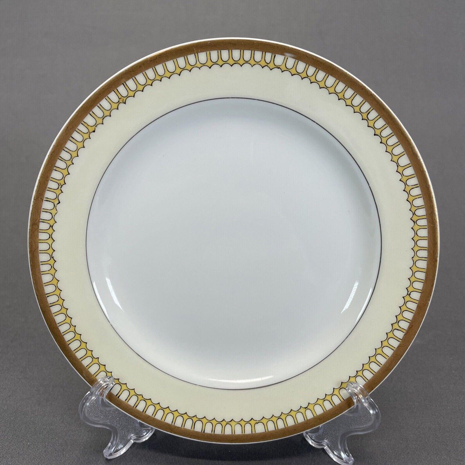 Haviland Limoges Schleiger 278 Bread Dessert Plates 6 Set of 4 Yellow ...