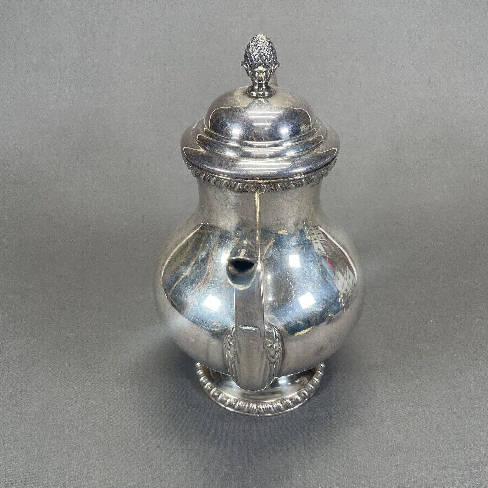 Wallace 5 Piece Silver Plated Tea Set With Waste Silverplate Holloware ...