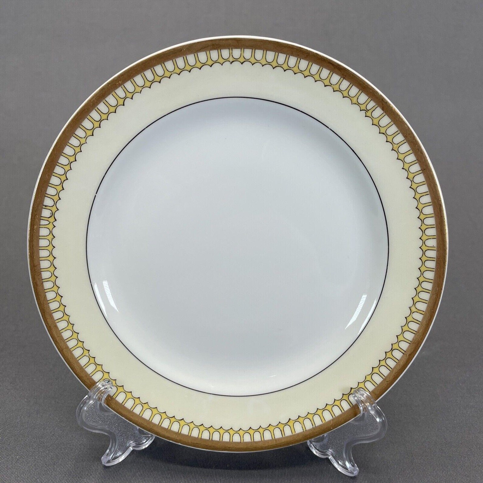 Haviland Limoges Schleiger 278 Bread Dessert Plates 6 Set of 4 Yellow ...