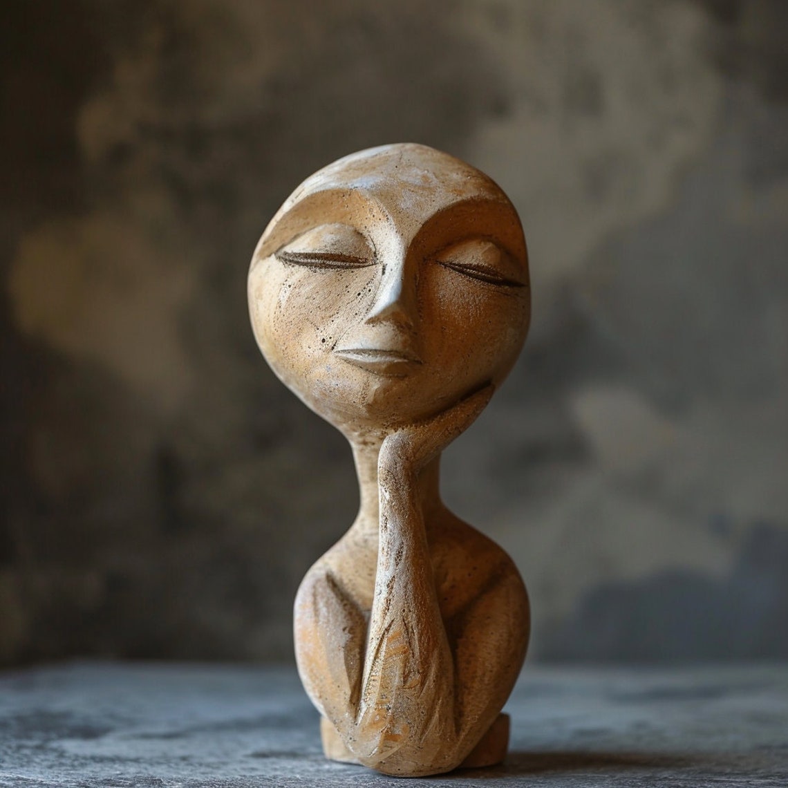 Hand Carved Clay Figurines as Timeless Art - Etsy