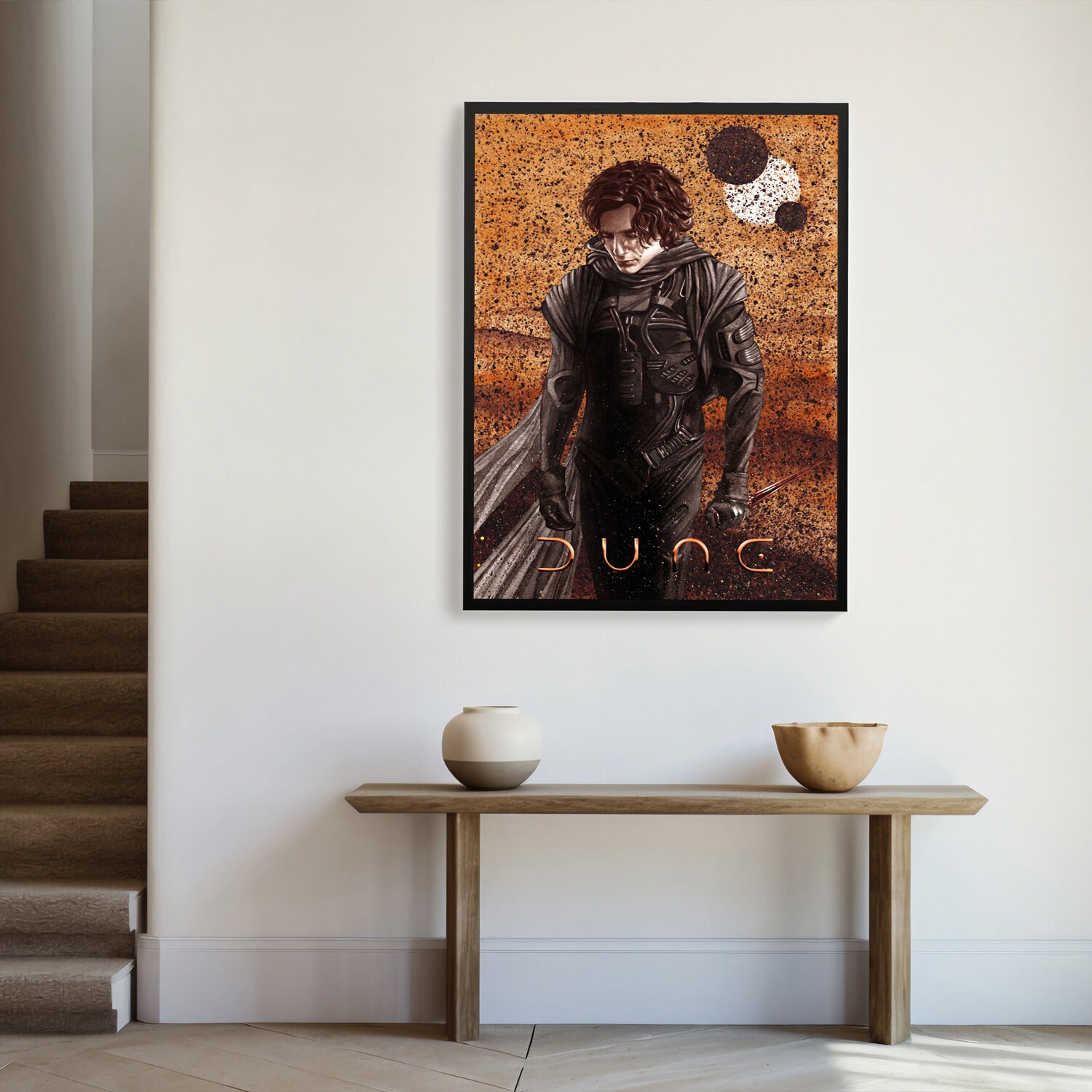 Dune Paul Atreides Usul Muaddib Digital Illustration Poster Print Denis ...